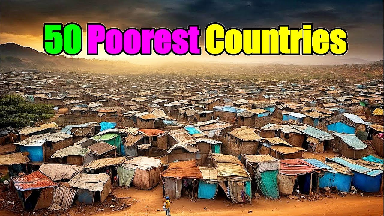 50 Poorest Countries in the world - YouTube