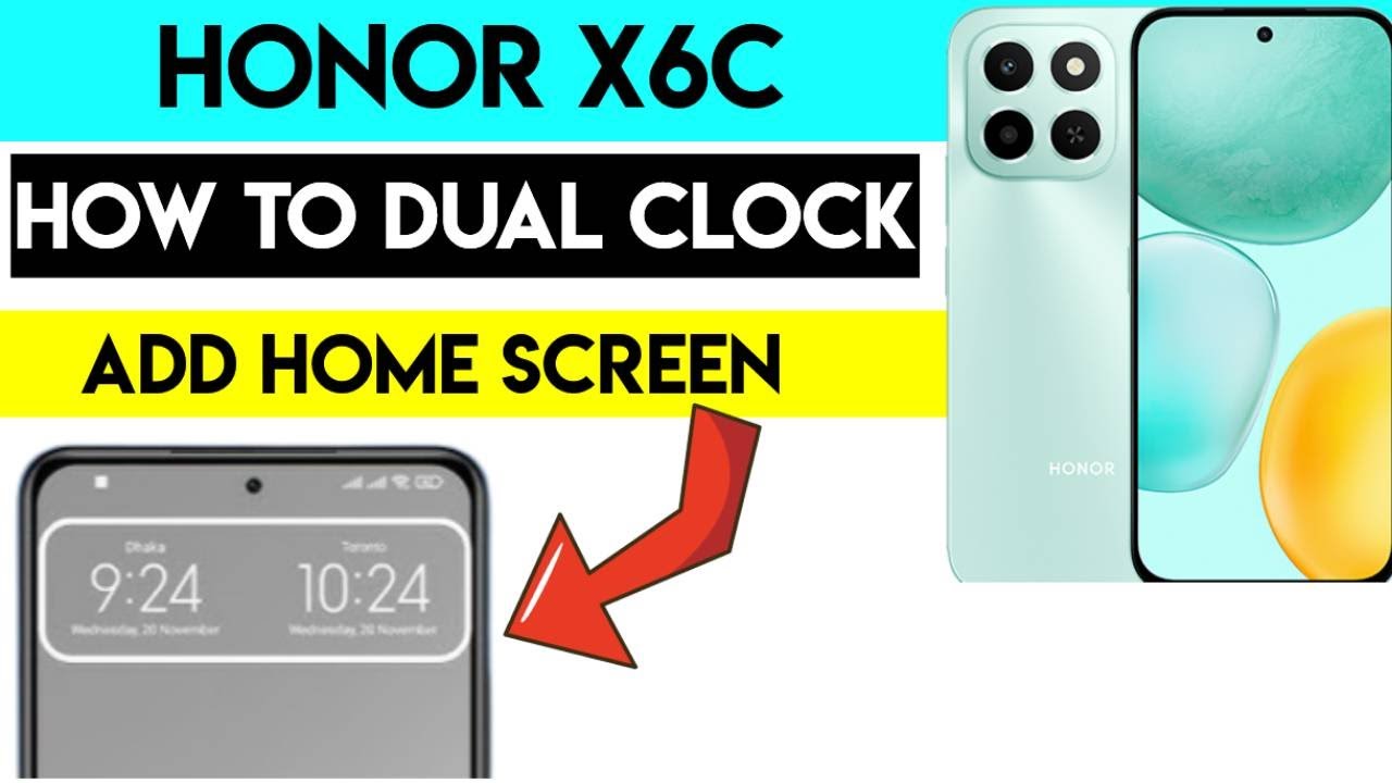 How to set dual clock in honor x6c You Must Know 2025 - YouTube