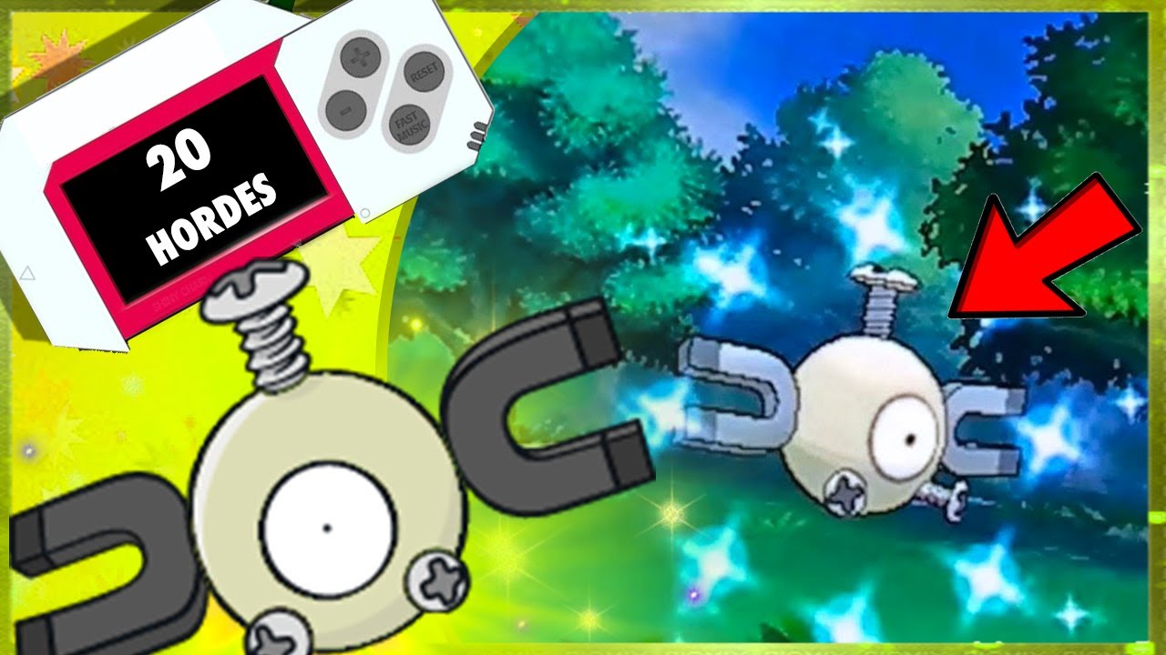 [SHINY🌟] MAGNETI/MAGNEMITE 20 HORDES - POKEMON ROSA - YouTube