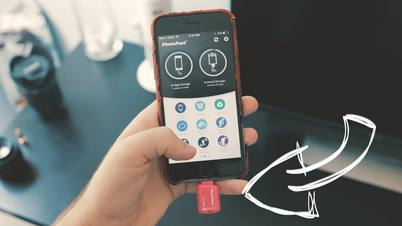 Add Storage to Your iPhone! - CR-8800 microSD Card Reader Review - YouTube