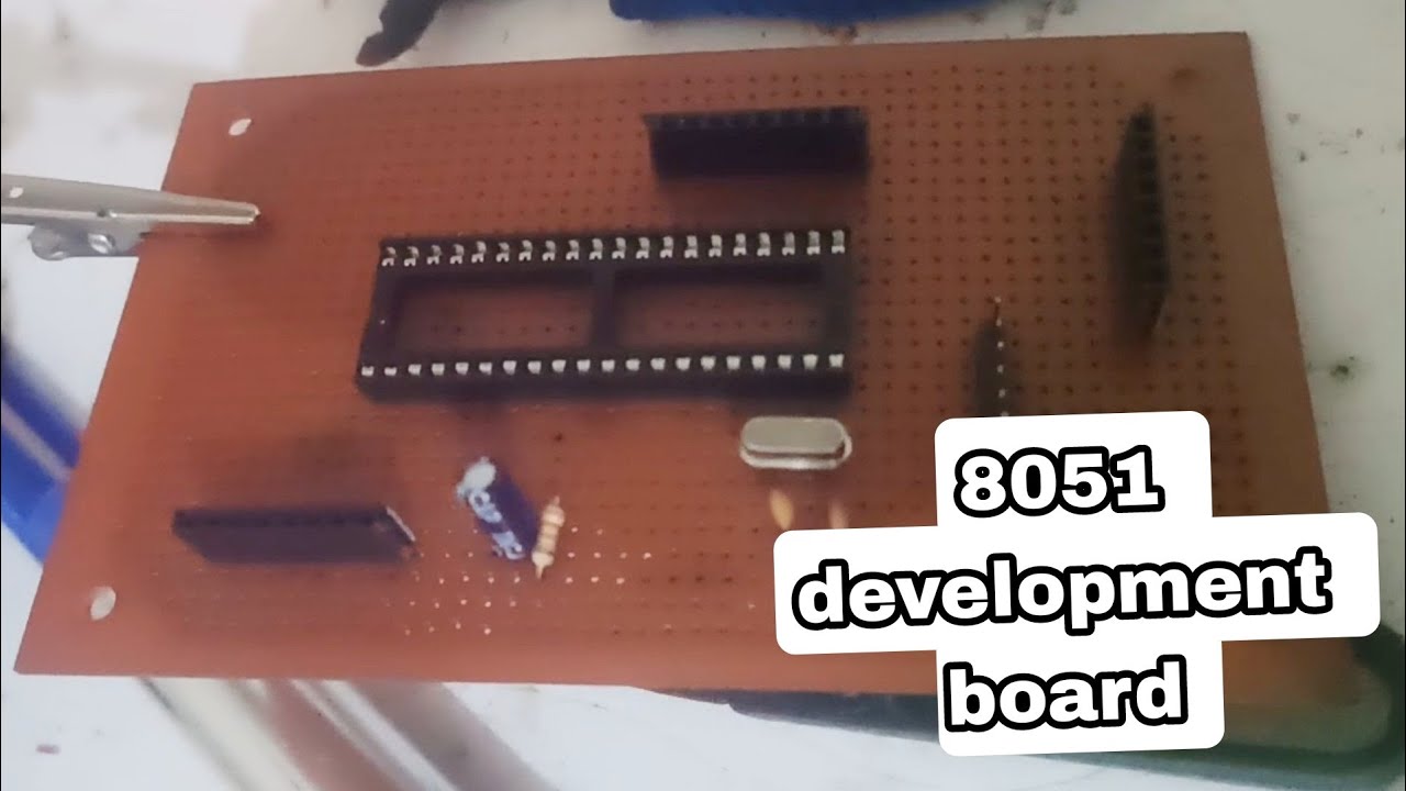 make your own development board at home 8051 #electronic ...