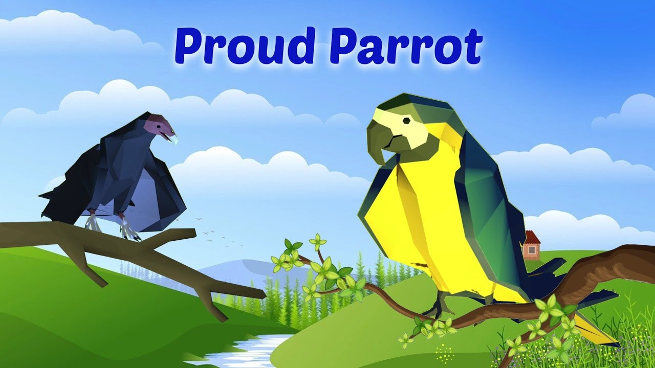 The Proud Parrot | Moral stories | short stories | short story for kids ...