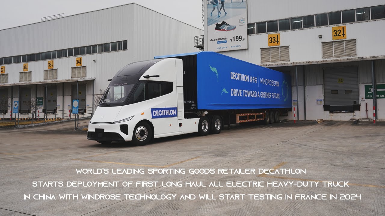 From China to France, Windrose 600km long-range EV truck helps ...