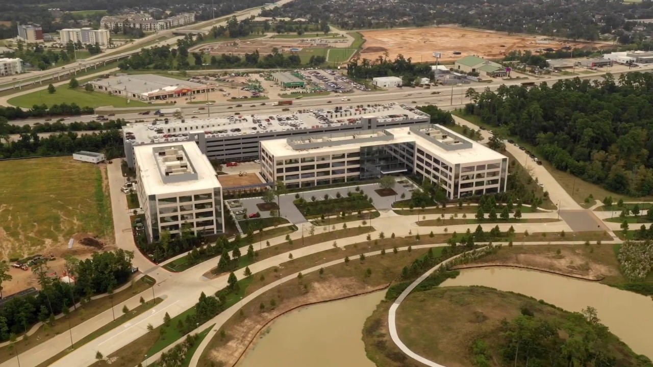 The New HP Inc. Houston Campus hyperlapse and high level drone shots ...