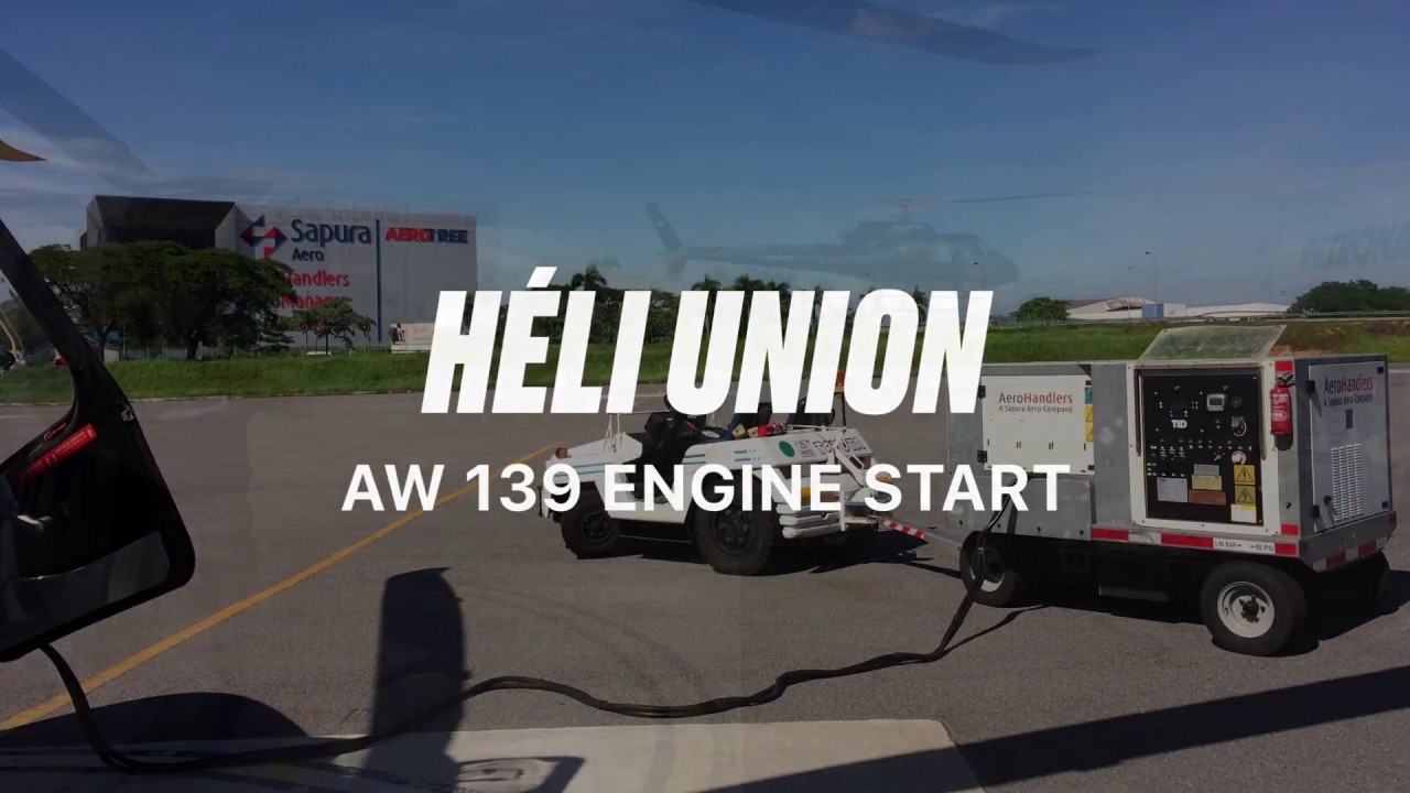 Héli Union - AW139 Engine Start - YouTube