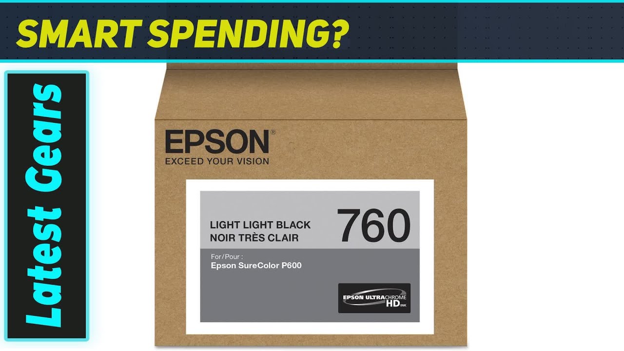 Epson T760920 UltraChrome HD: P600s Best Ink for Stunning Prints - YouTube