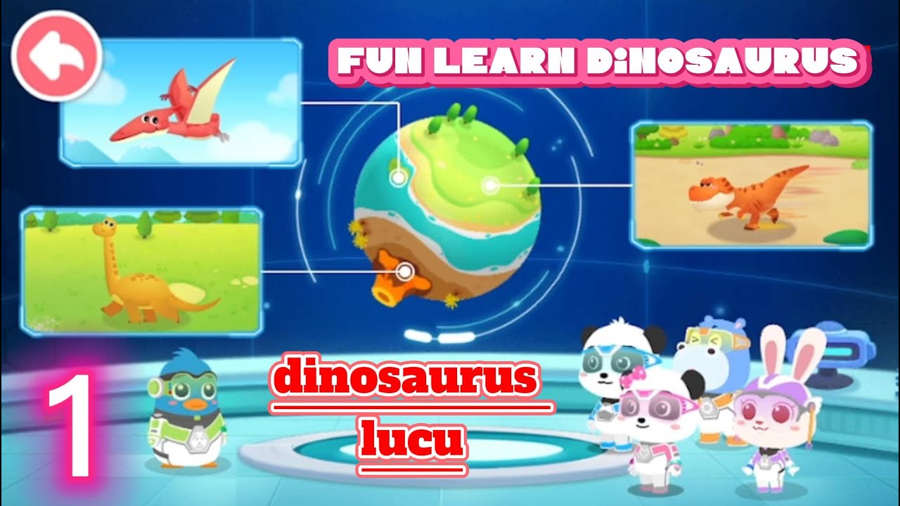 DINOSAUR CARE 1 : mengenal dinosaurus dan menyelamatkan , fun learn ...