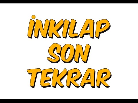 İNKILAP TARİHİ SON TEKRAR 3