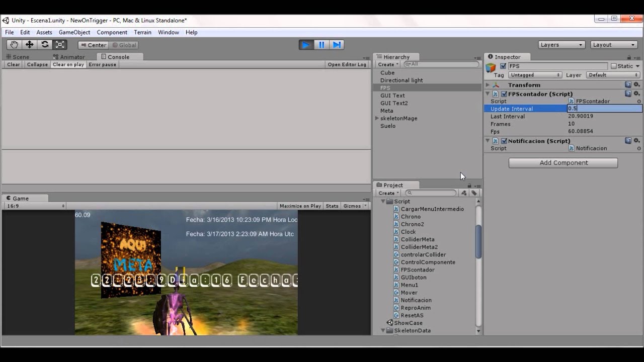 Indicador de FPS Unity - YouTube