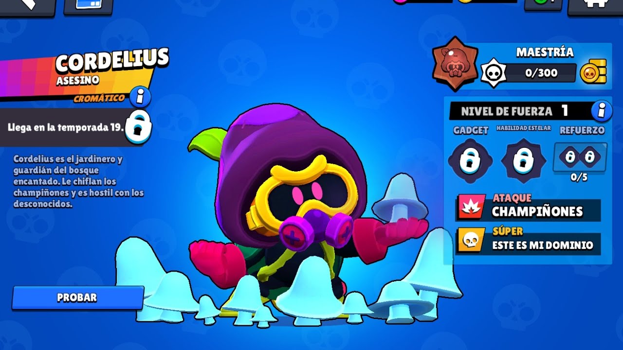Sneak Peak de cordelius brawl stars - YouTube