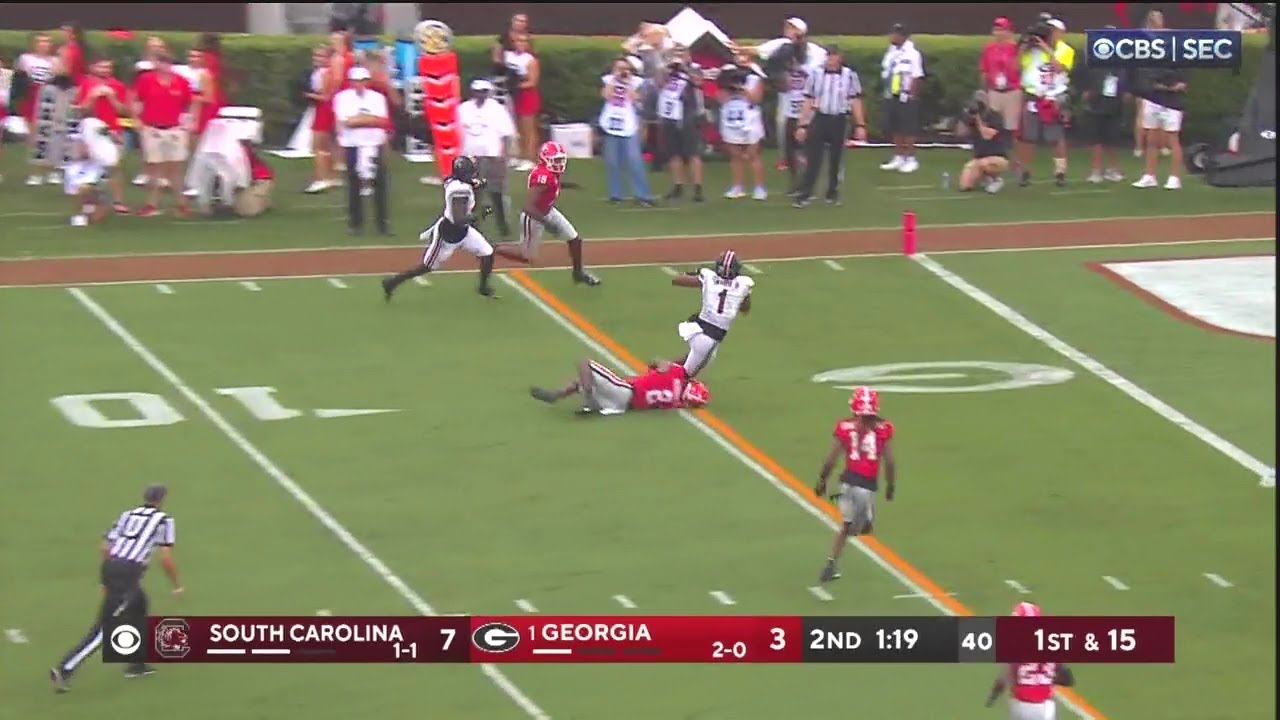2023 USC vs Georgia - Trey Knox 18 Yd Reception - YouTube