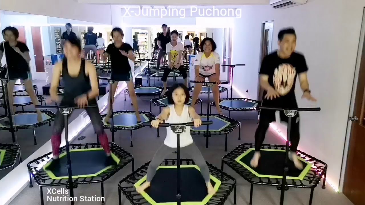 X-Jumping 一个小时燃烧1000kcal!!! - YouTube