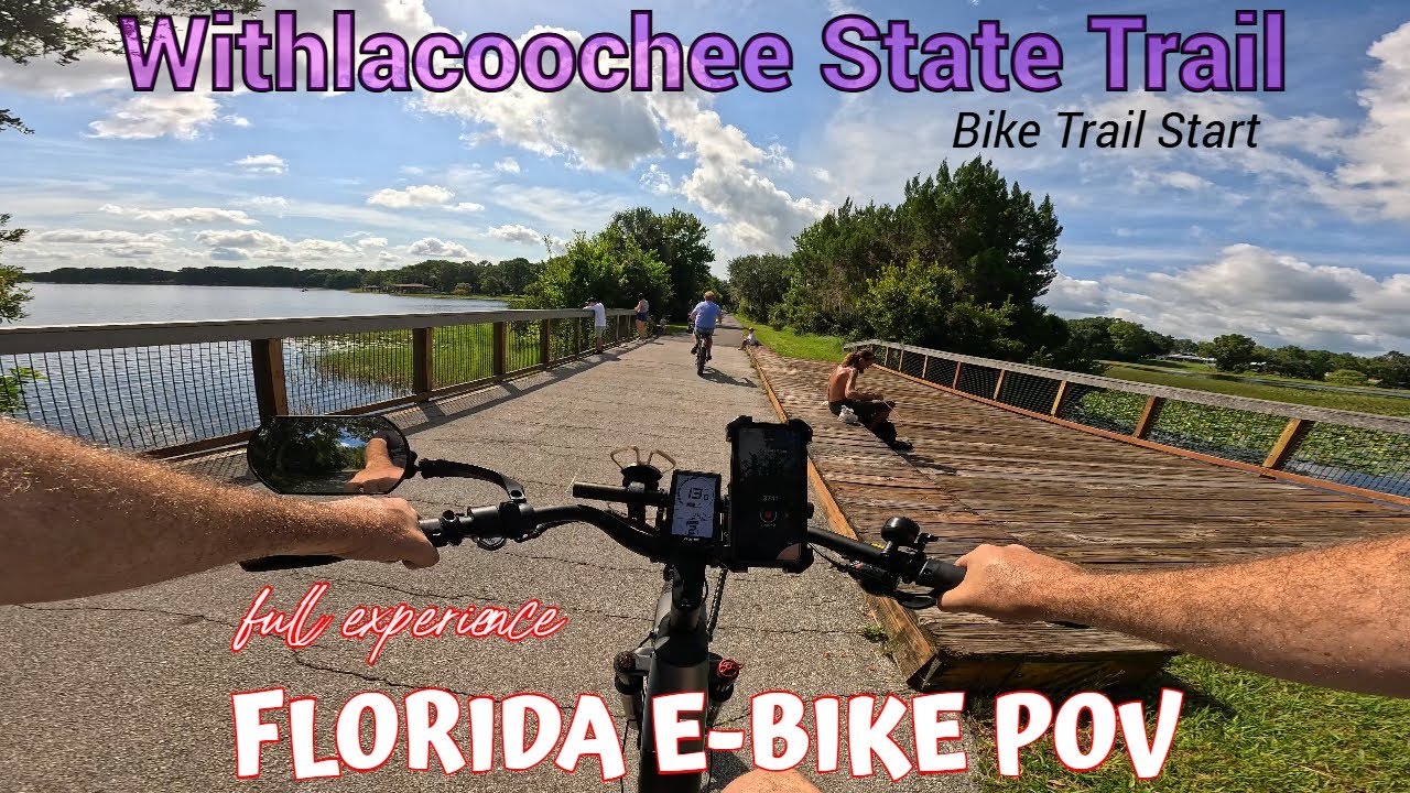 Inverness to Dunnellon & Back: Full E-Bike POV with Scenic Views on the Withlacochee State Trail ...