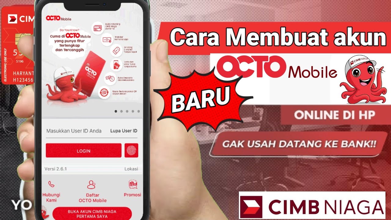 Cara Membuat Akun Octo Mobile Terbaru 2024 | Daftar Cimb Niaga Mobile ...