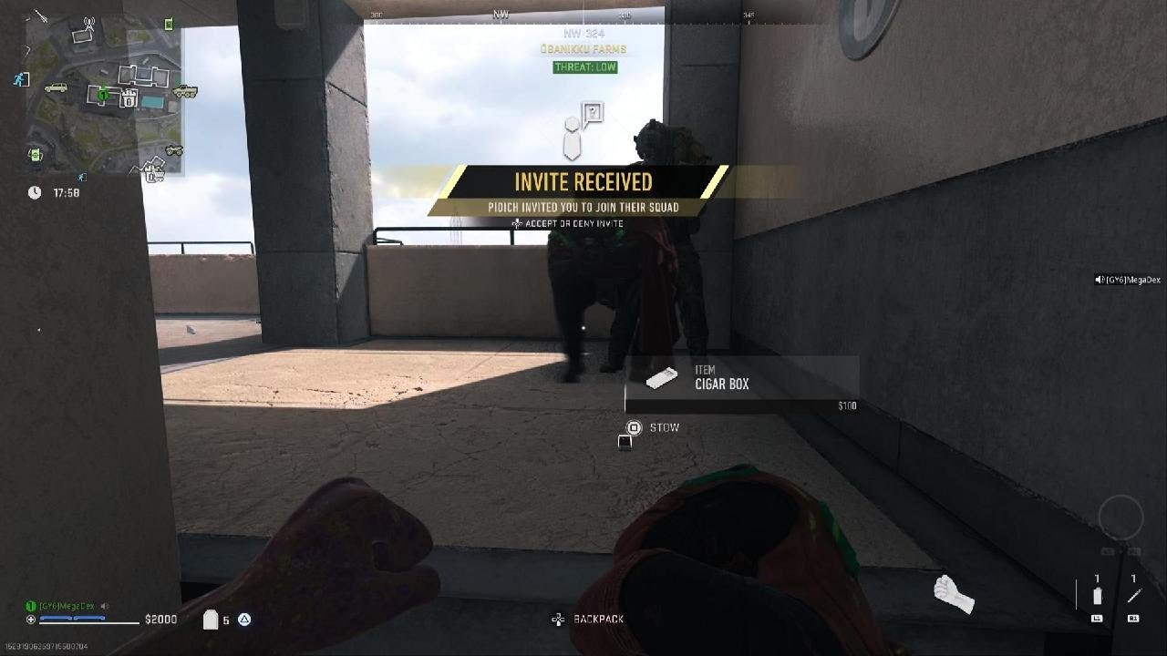 Call Of Duty / MW2 / DMZ / Trying to sell cigar boxes on Ashika Island ...