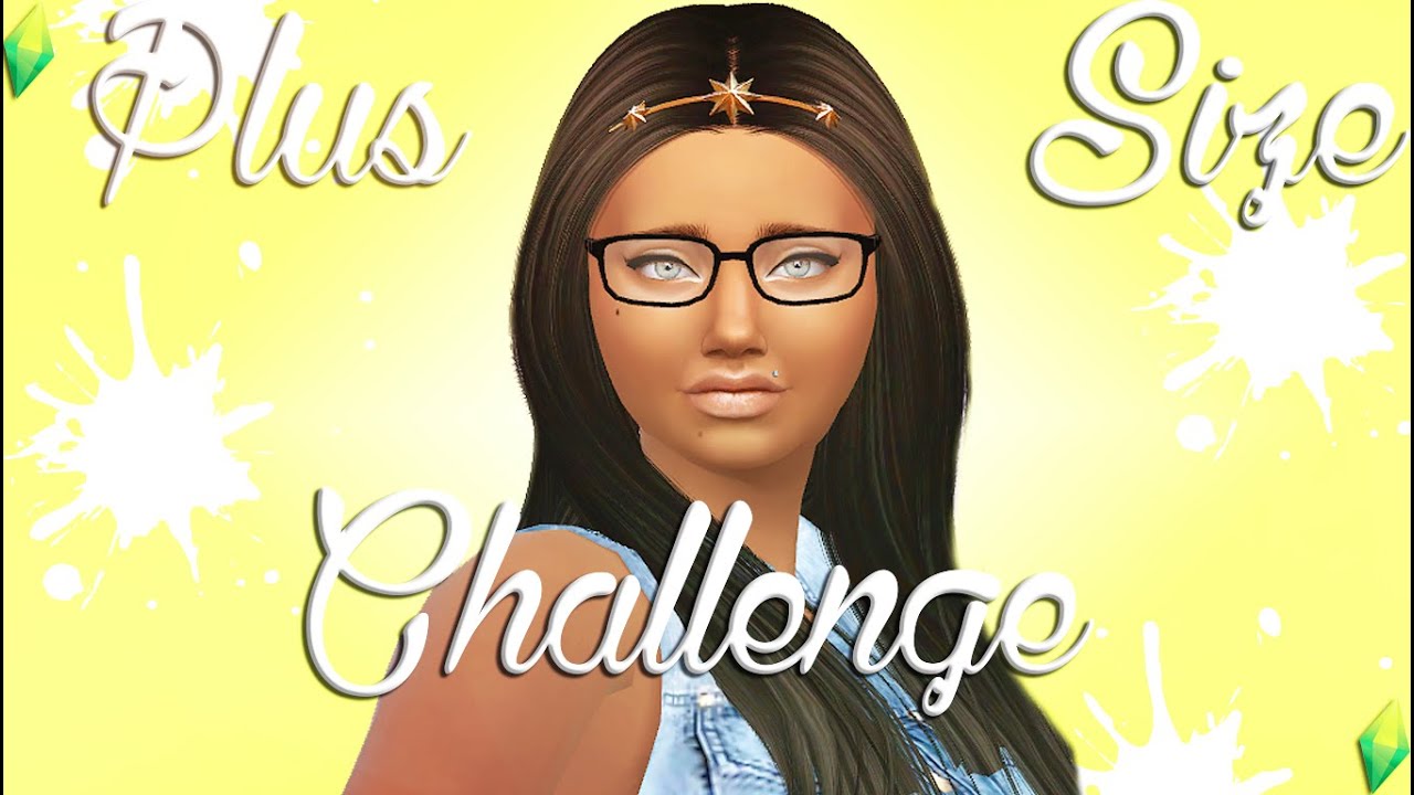 The Sims 4: Create A Sim // Plus Size Challenge - YouTube