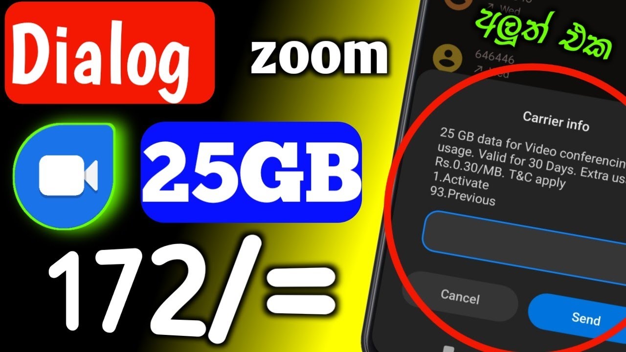 Dialog Zoom Package Activation New Dialog Zoom Package Dialog