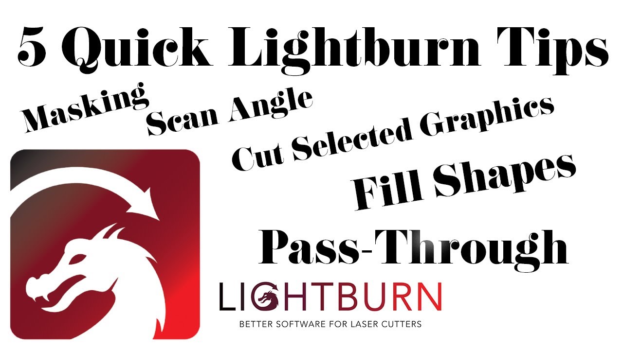 5 Quick Tips for laser Cutting Lightburn - YouTube