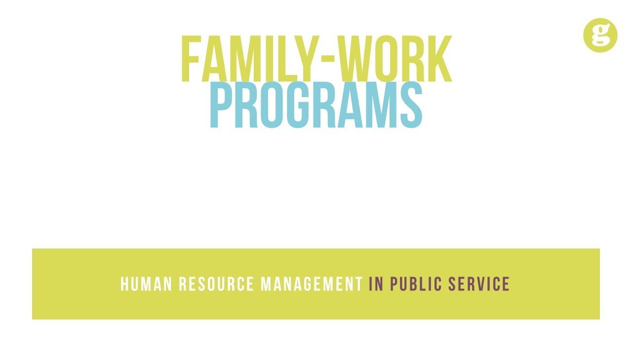 Family Work Programs - YouTube
