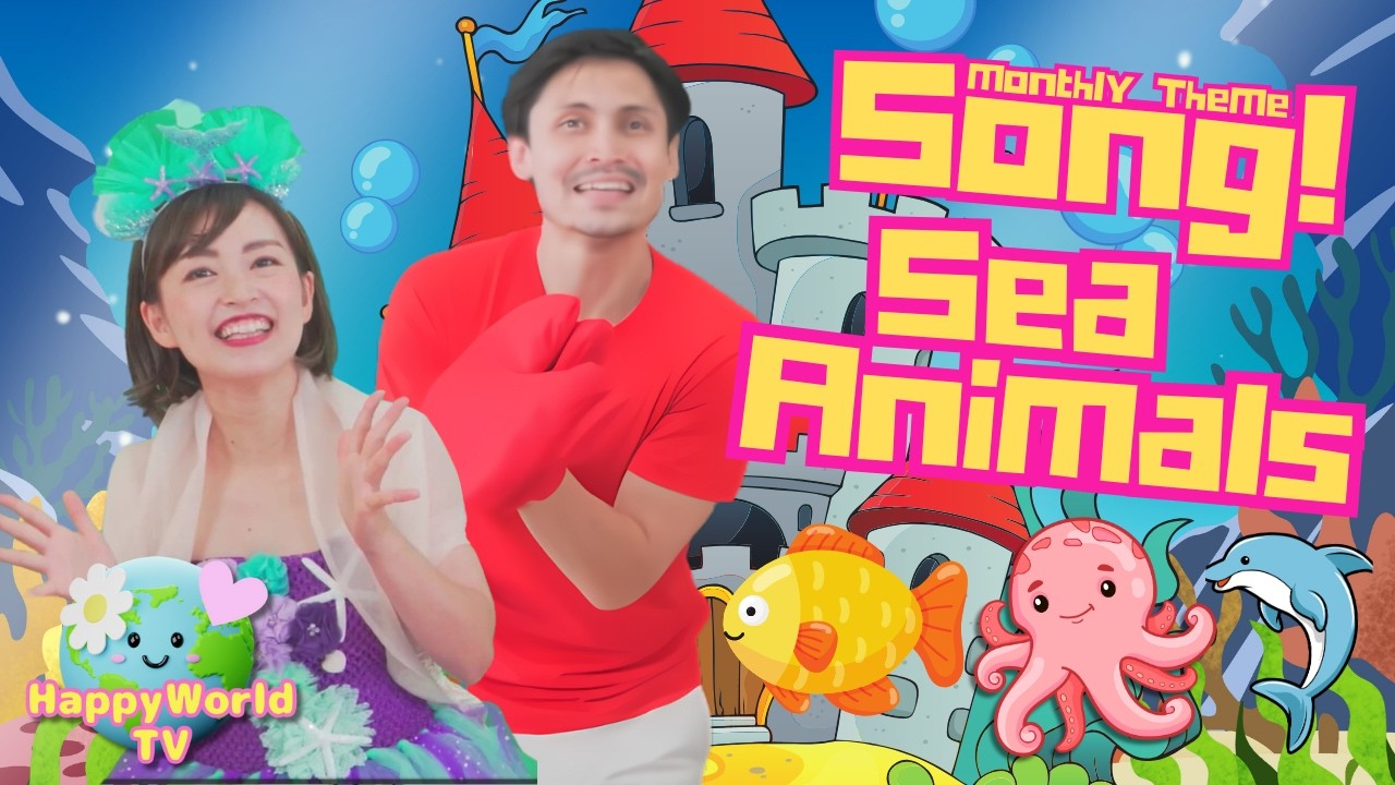 English Adventures: Sea Animal Theme song!🌊🦀🐙| English Songs ...