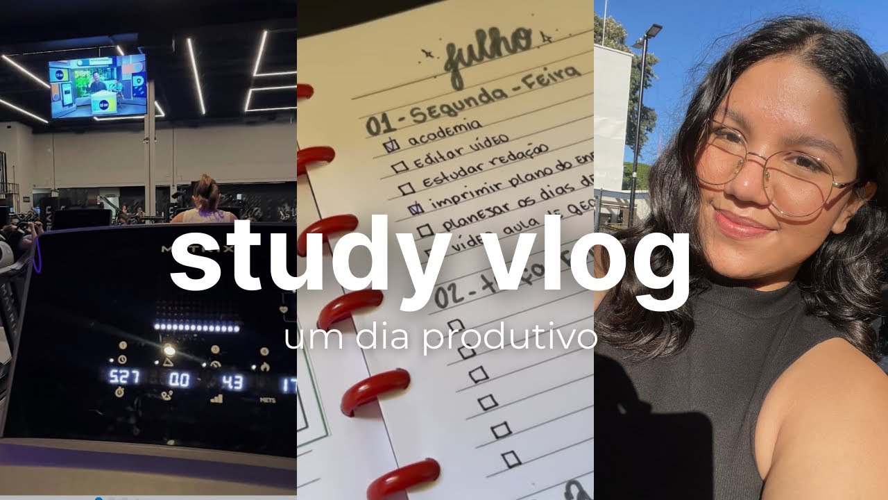 DAILY VLOG | Um dia comigo, rotina produtiva, estudos, primeiro dia de ...