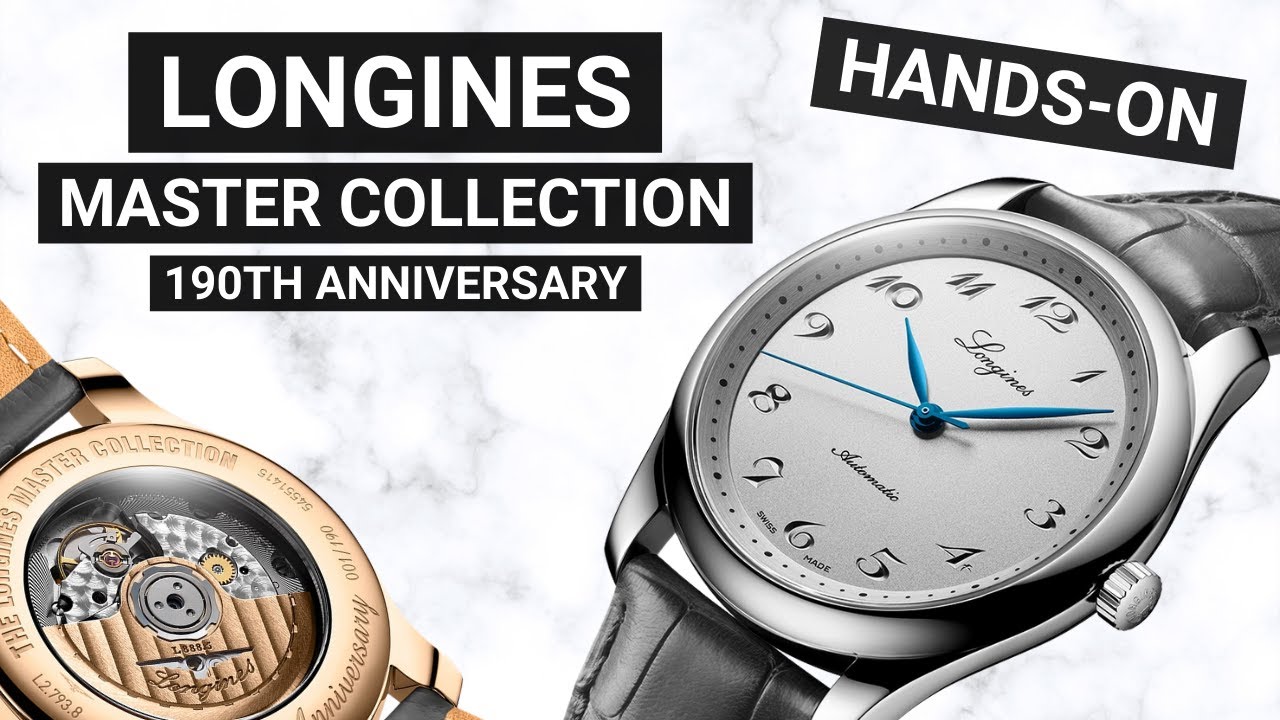 Longines Master Collection 190th Anniversary Watch Close-Up - YouTube