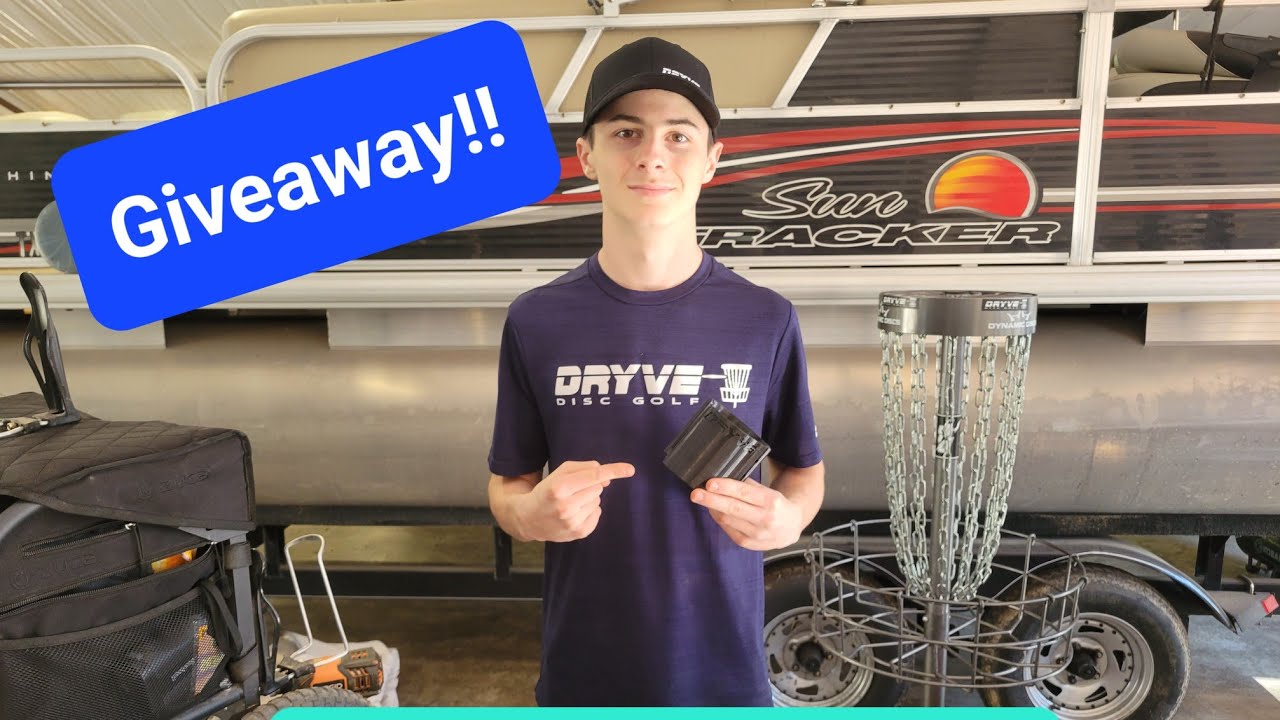 Giveaway! DRYVE Disc Golf Hydroflask Holders - YouTube