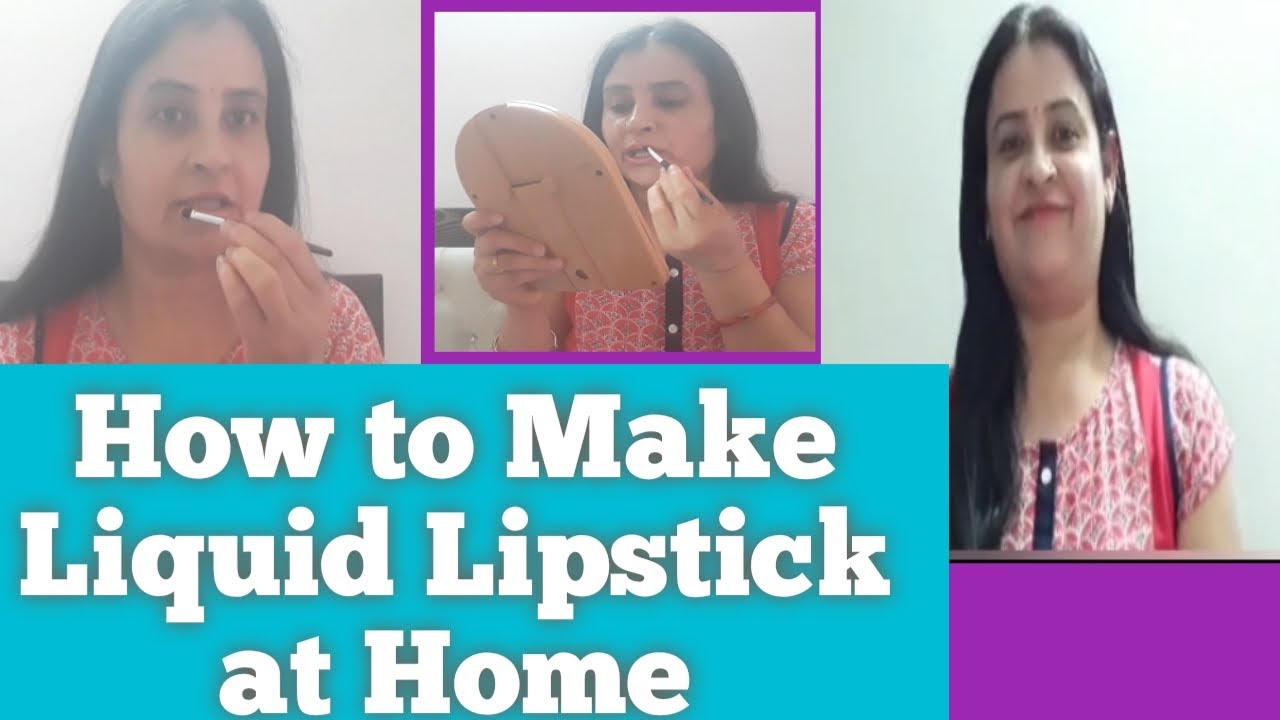 How to make liquid lipstick at Home | DIY Liquid Lipstick | Homemade ...
