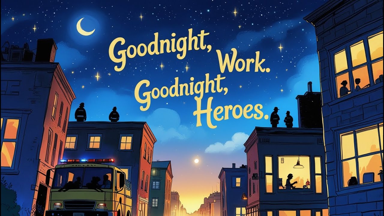 Good Night Work 🌟 Soothing Bedtime Stories Honoring Brave Careers ...