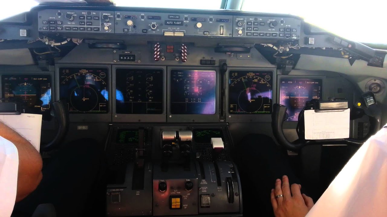 Blue1 717 Inflight Cockpit Moments - YouTube