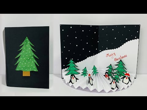 Christmas pop up card turtorial | Christmas greeting card | Christmas ...