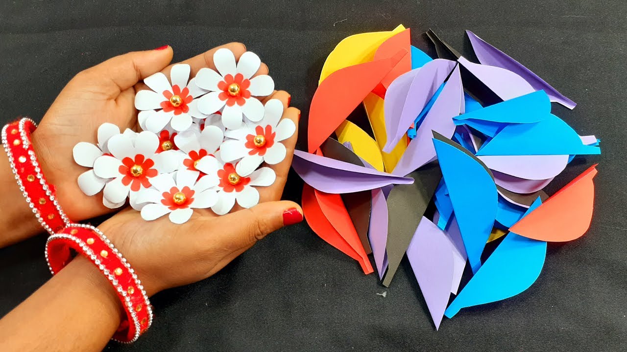 AMAZING HOME DECOR USING COLOR PAPER AND WASTE CARDBOARD | BEST OUT OF ...