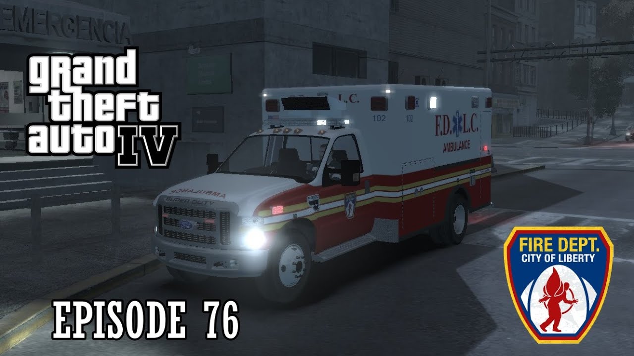 GTA 4 - FDLC Mod 0.5a - Episode 76 (EMS MEDIC 102) - YouTube