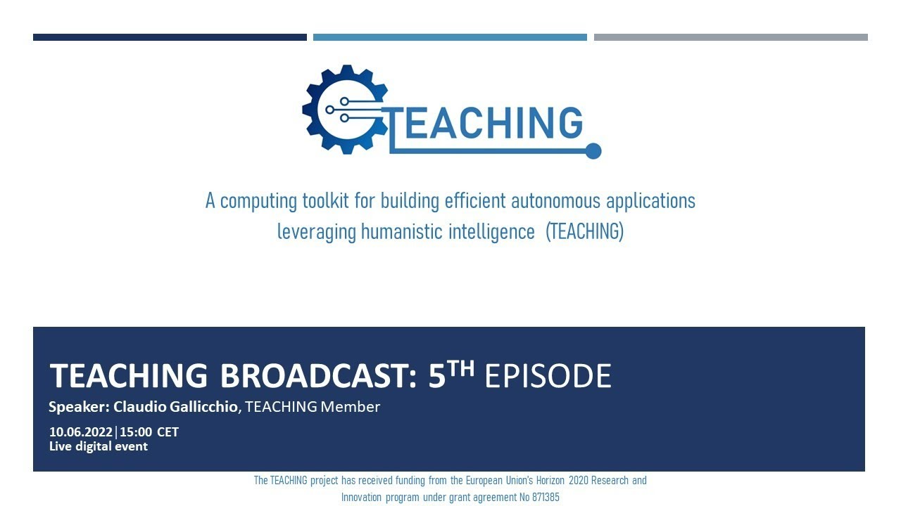 TEACHING_H2020 Project: Claudio Gallicchio Interview - YouTube