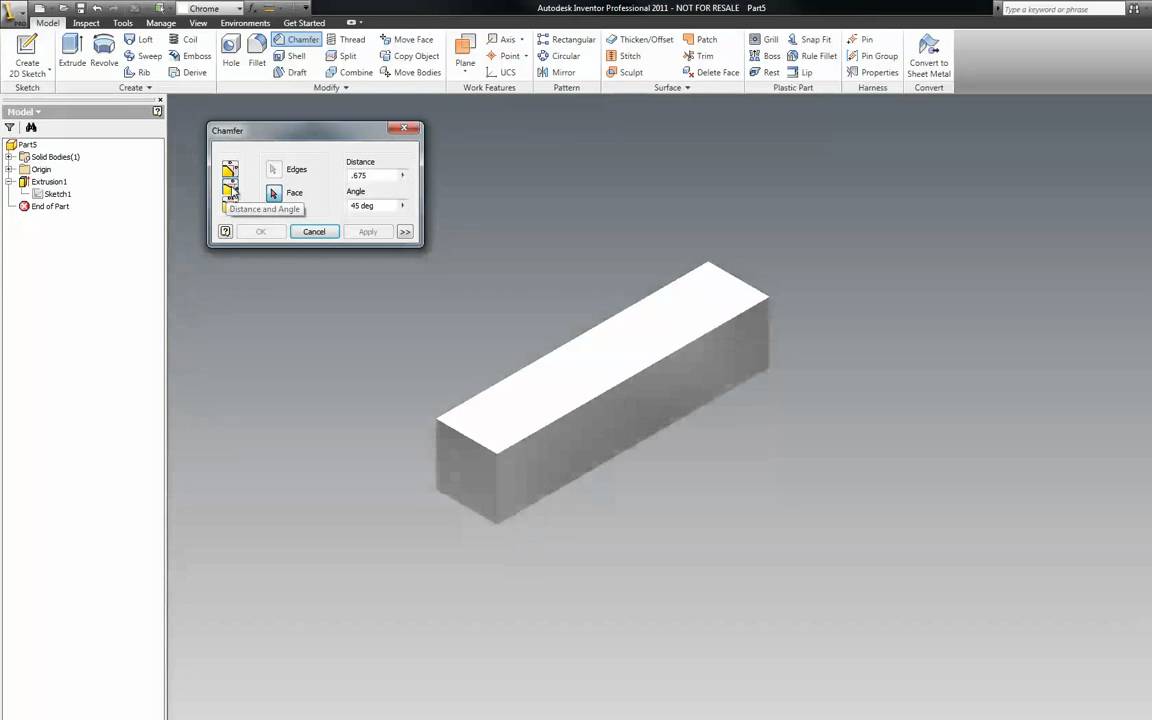 Inventor 2011 - Tool Post Cutting Tool - YouTube
