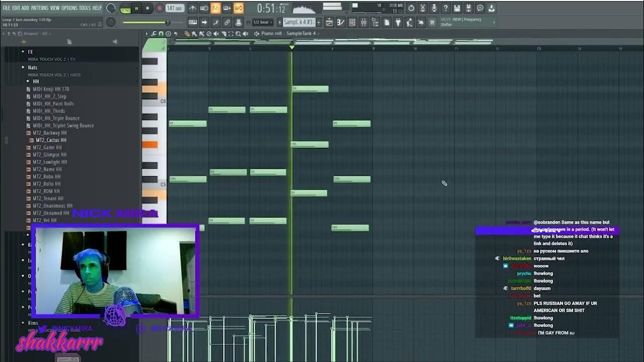 Nick Mira Making Fire Beats From Scratch🎹😈🎶 - YouTube