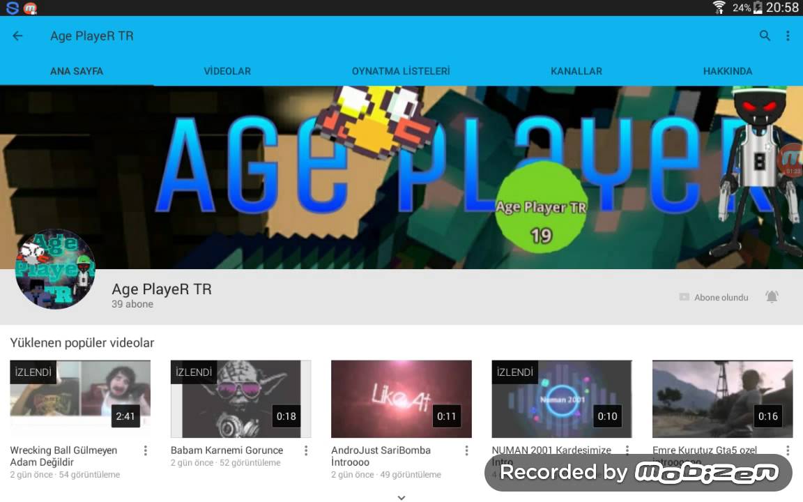 kanal tanıtımı bölüm 2 age player tr - YouTube