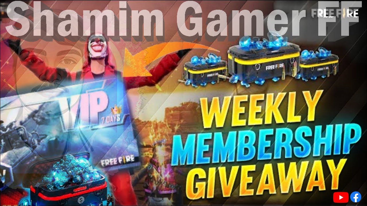 Free Fire Live Weekly Giveaway #freefire - YouTube