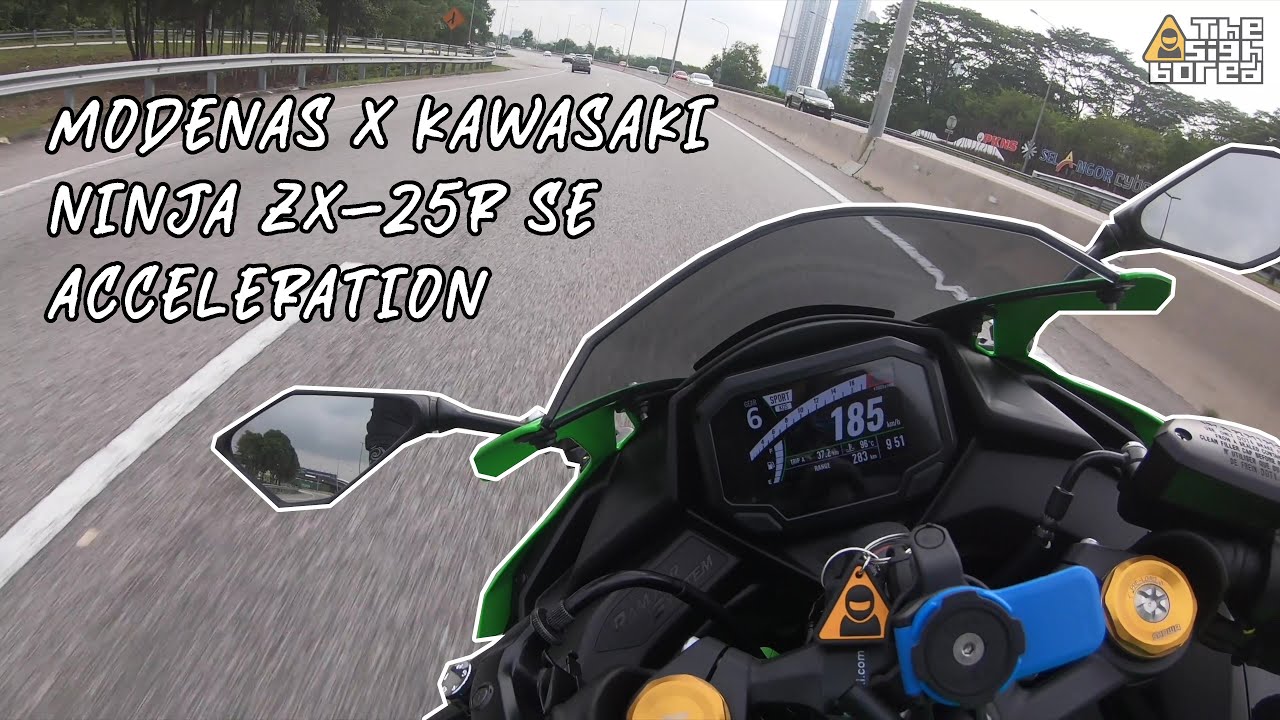 How quick is the acceleration on the Modenas x Kawasaki Ninja ZX-25R ...