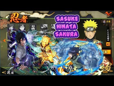 TRẢI NGHIỆM GAME NARUTO MOBIE ĐỐI KHÁNG 3D #2 TEST SASUKE HINATA & SAKURA :)))