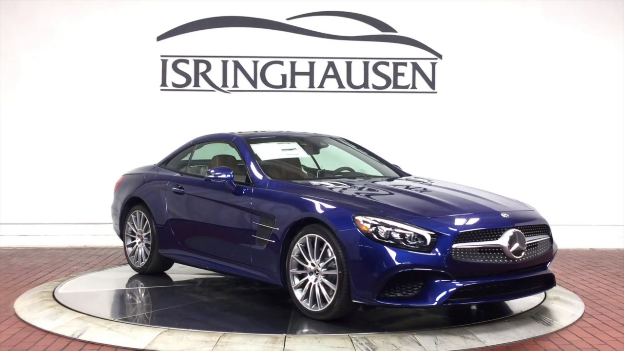 2019 Mercedes-Benz SL 450 in Brilliant Blue Metallic - 057851 - YouTube