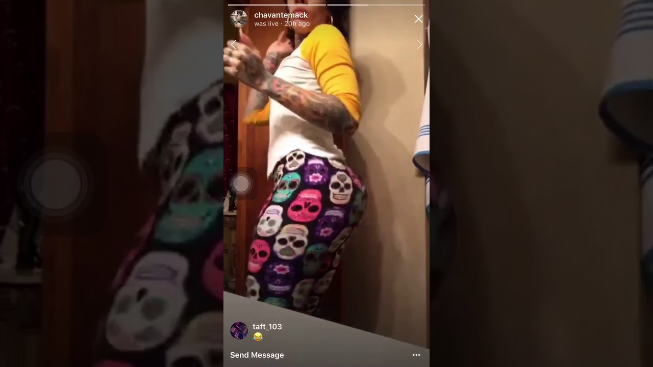 Che Mack twerking on Instagram live (loveandhiphop) - YouTube