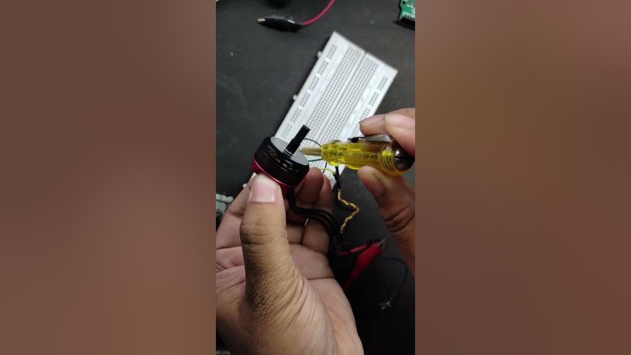 Bldc Motor Testing With Arduino Nano Emax Rs2205 Motor Youtube