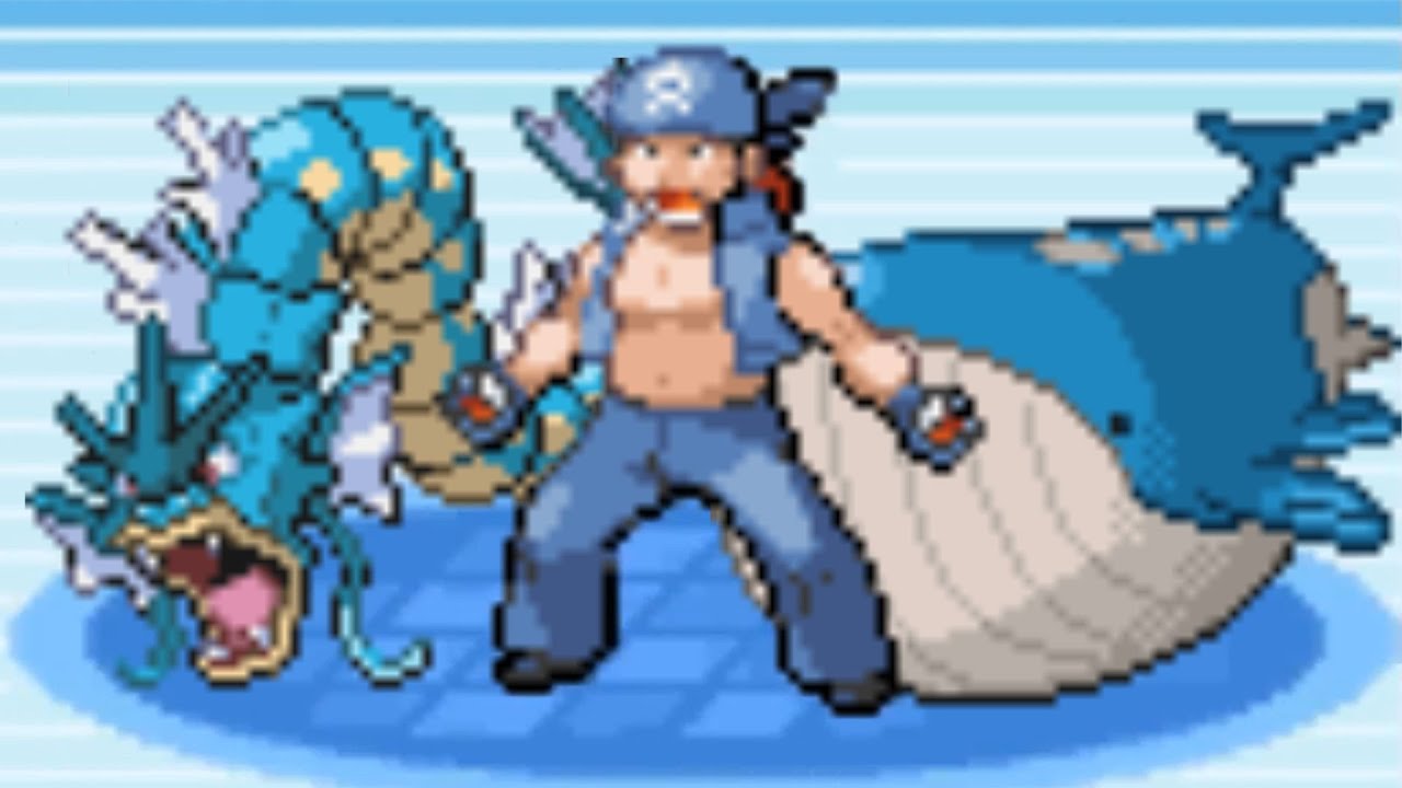 Pokemon Elite Redux Elite Mode - vs Aqua Admin Matt (2nd Battle) - YouTube