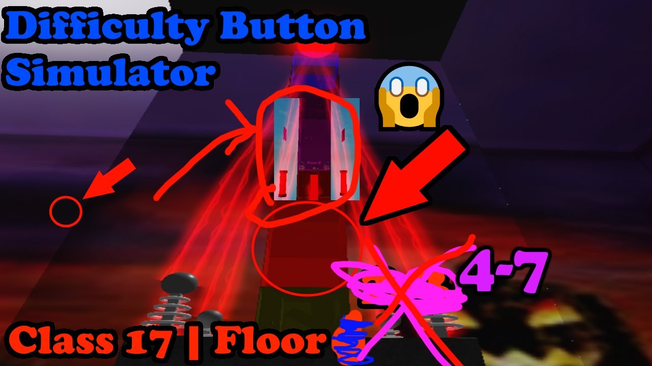 Difficulty Button Simulator - Class 17 | Floor 4-7 - YouTube