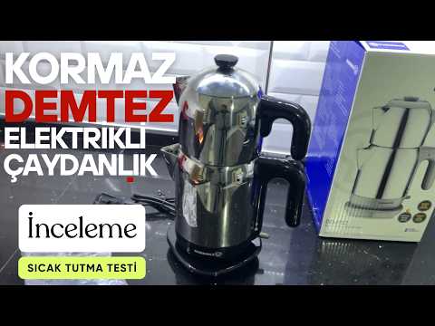 Korkmaz Demtez Elektrikli Çaydanlık İnceleme: Almaya Değer Mi? (Kutu Açılışı & Test)