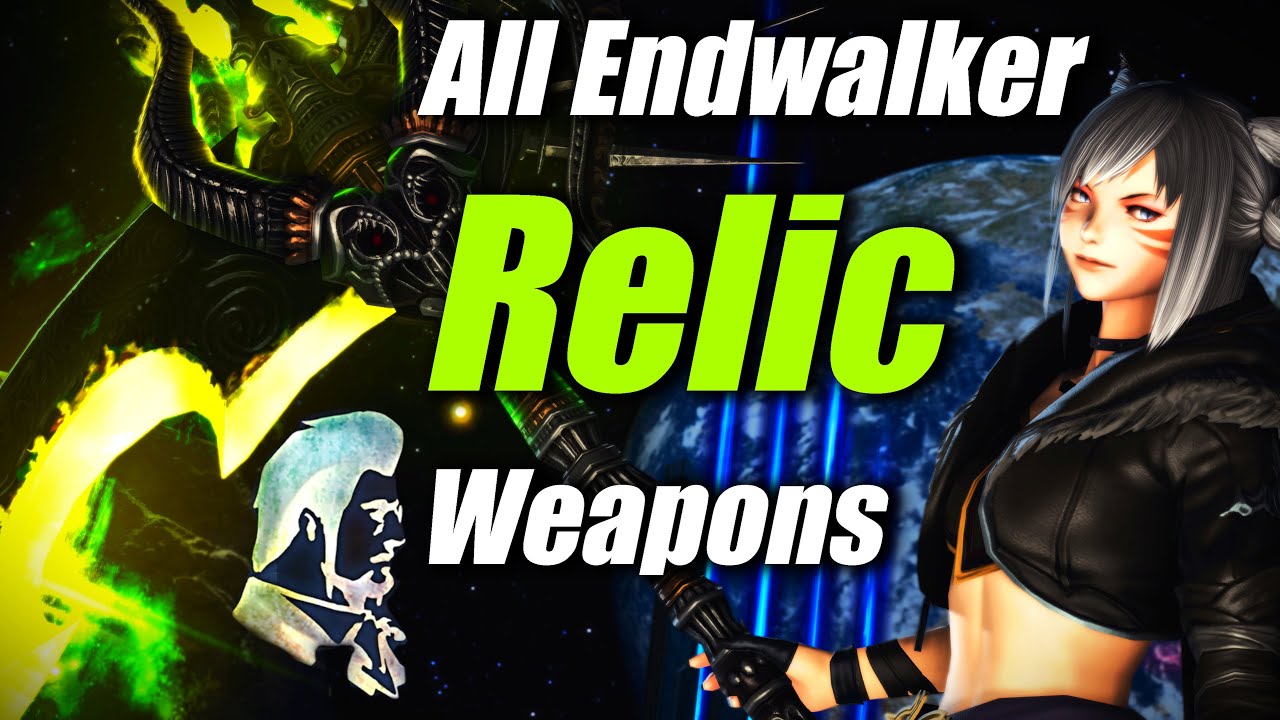 All Endwalker Relic Weapons | All Stages & Jobs - YouTube