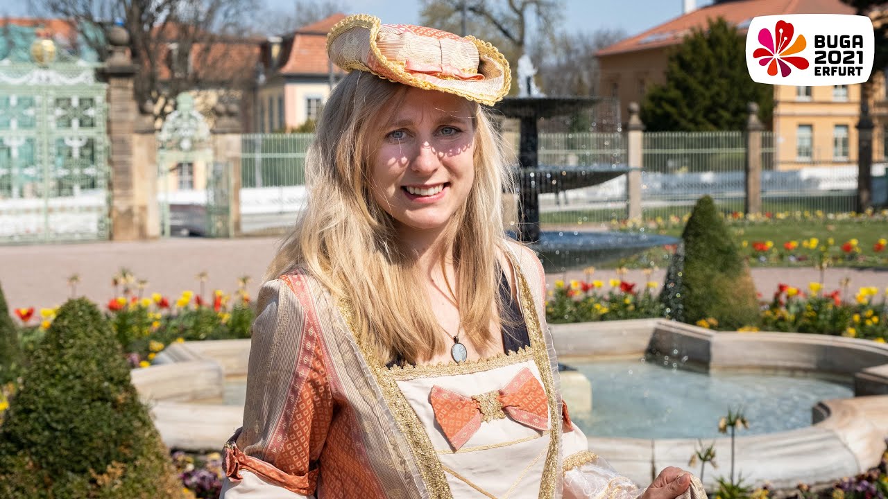 Gartenkunst in Gotha - die zeigt uns BUGA-Reporterin Lara - YouTube