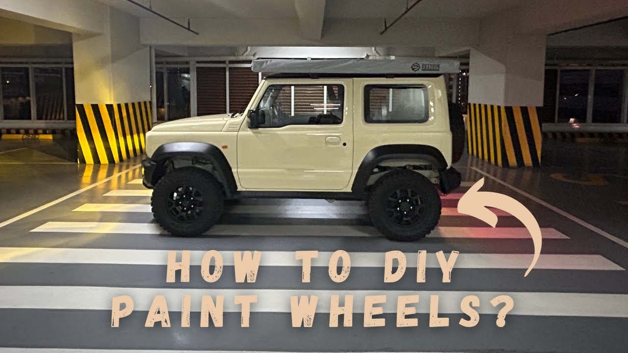 HOW TO PAINT STOCK WHEELS? | SUZUKI JIMNY JB74 | BONIFACIO GLOBAL CITY ...