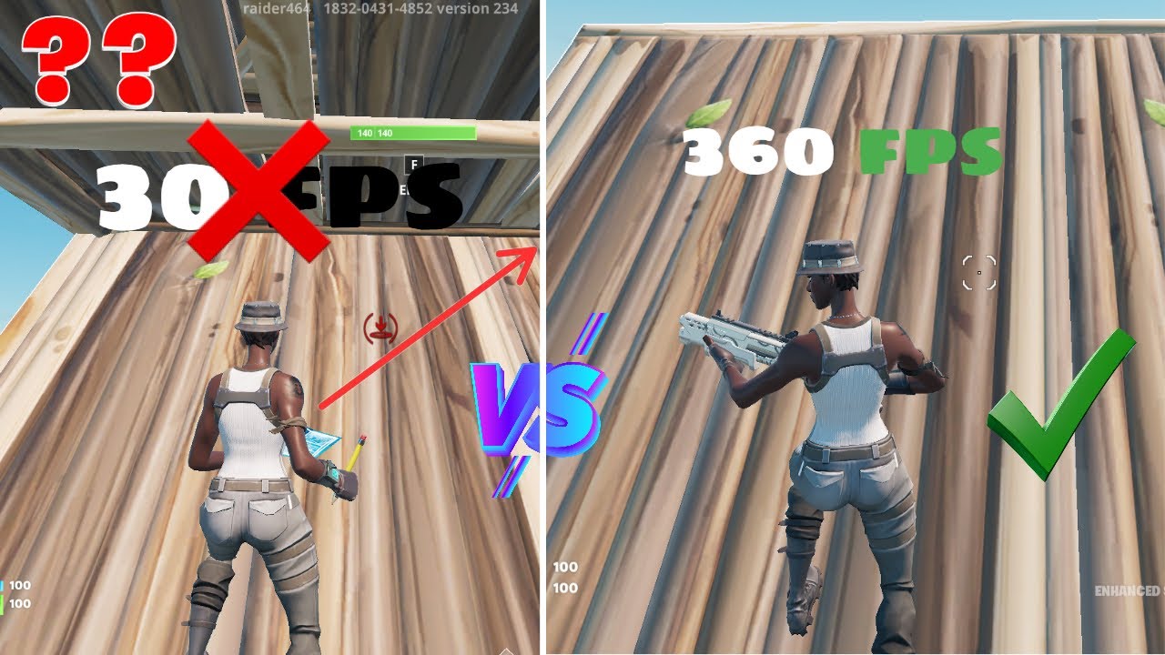 trying every FPS in fortnite to see which one better😱 - YouTube